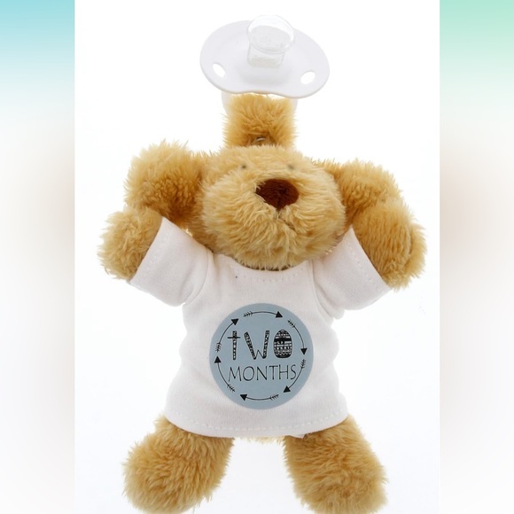 Accessories | Puppy Plush Pacifier Toy Set With Monthly Milestone ...